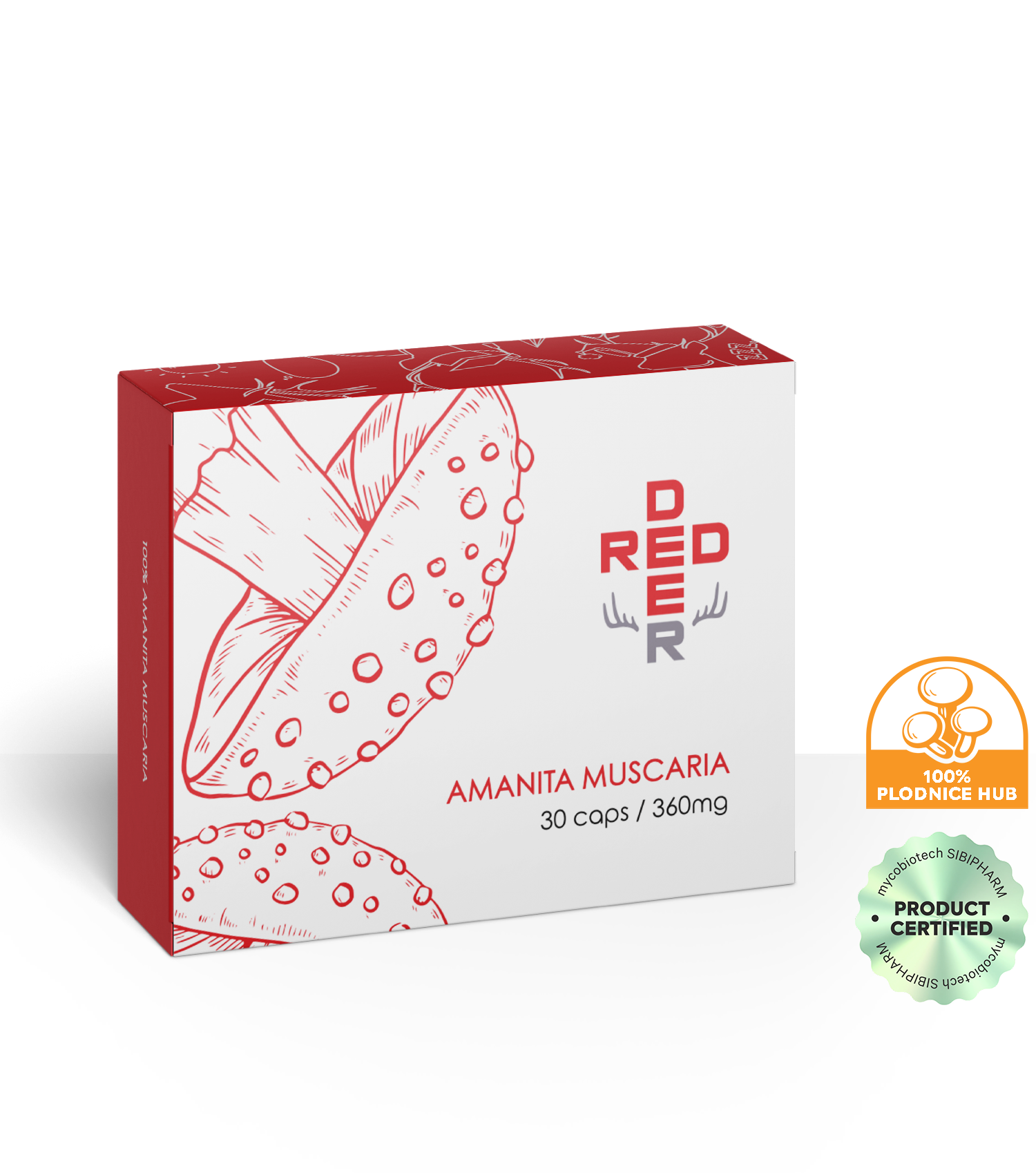 AMANITA MUSCARIA KRYO PRÁŠEK 30 KAPSLÍ 360 mg | SIBI