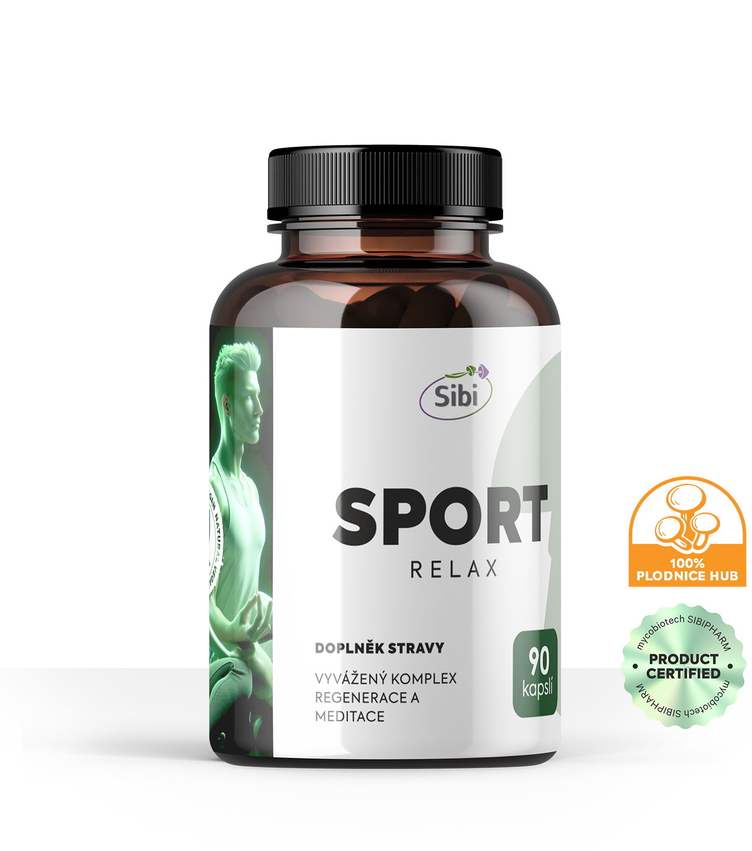 SPORT RELAX KOMPLEX HOUBOVÉ EXTRAKTY 90 KAPSLÍ 500 mg | SIBI